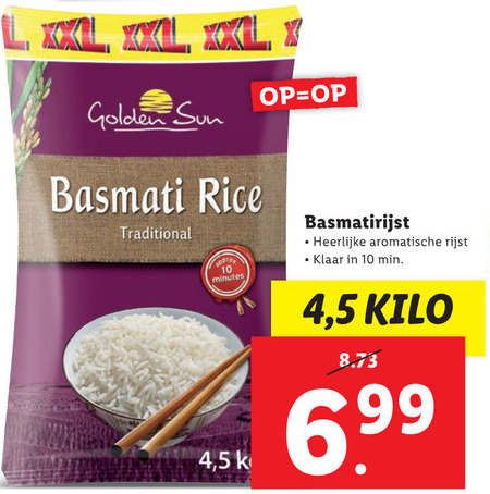 rijst folder aanbieding bij Lidl - details