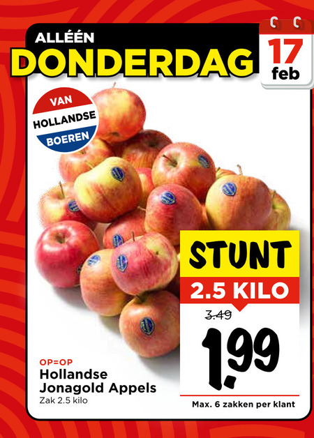 jonagold appels folder aanbieding bij Vomar - details