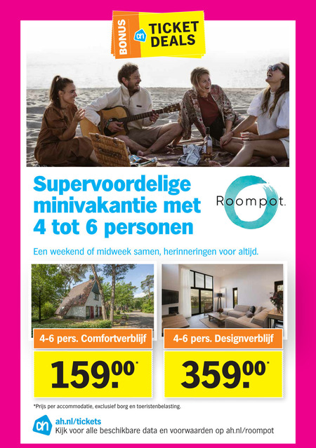 vakantie folder aanbieding bij Albert Heijn - details