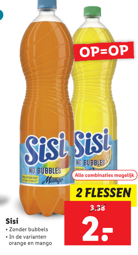 Sisi frisdrank folder aanbieding bij Lidl - details