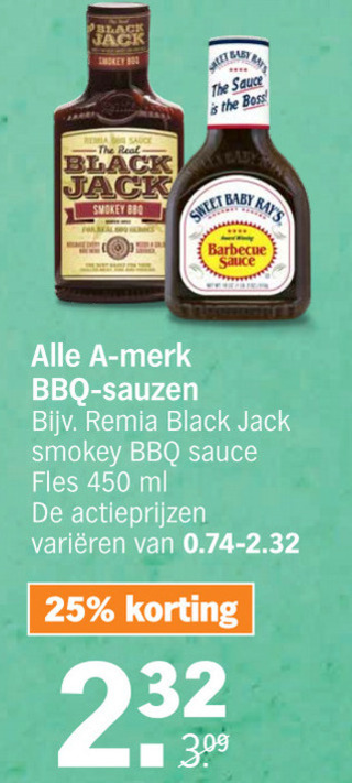 Alle merken barbecuesaus folder aanbieding bij Albert Heijn - details