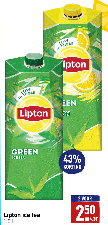 Lipton ice tea folder aanbieding bij Aldi - details