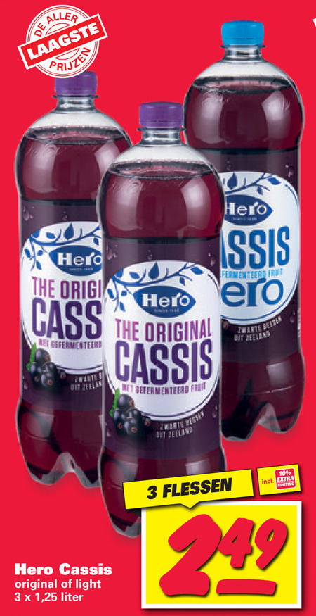 Hero frisdrank folder aanbieding bij Nettorama - details