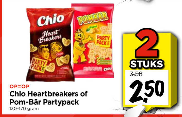 Chio zoutje folder aanbieding bij Vomar - details