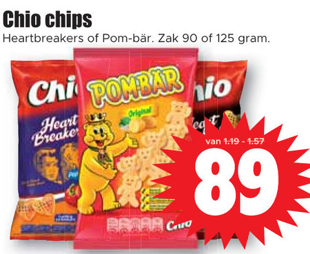 Chio zoutje folder aanbieding bij Dirk - details