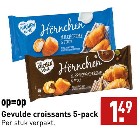 croissant folder aanbieding bij Aldi - details