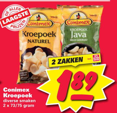 Conimex kroepoek folder aanbieding bij Nettorama - details