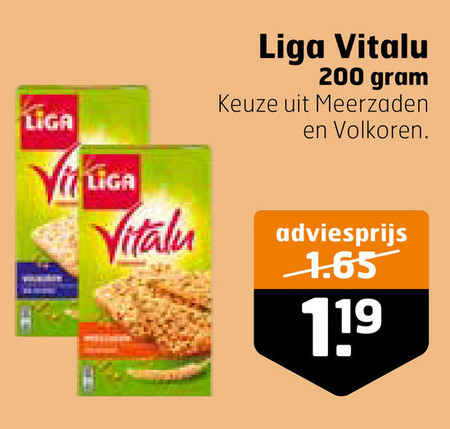 Liga crackers folder aanbieding bij Trekpleister - details