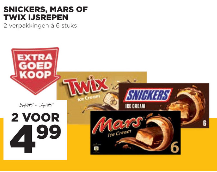 Mars ijsreep folder aanbieding bij Jumbo - details