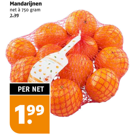 mandarijnen folder aanbieding bij Poiesz - details