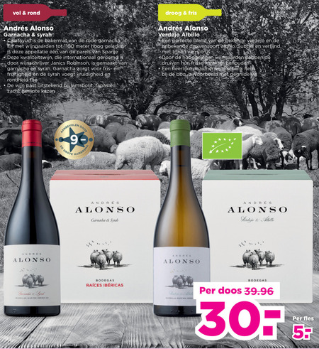 rode wijn, witte wijn folder aanbieding bij Plus - details