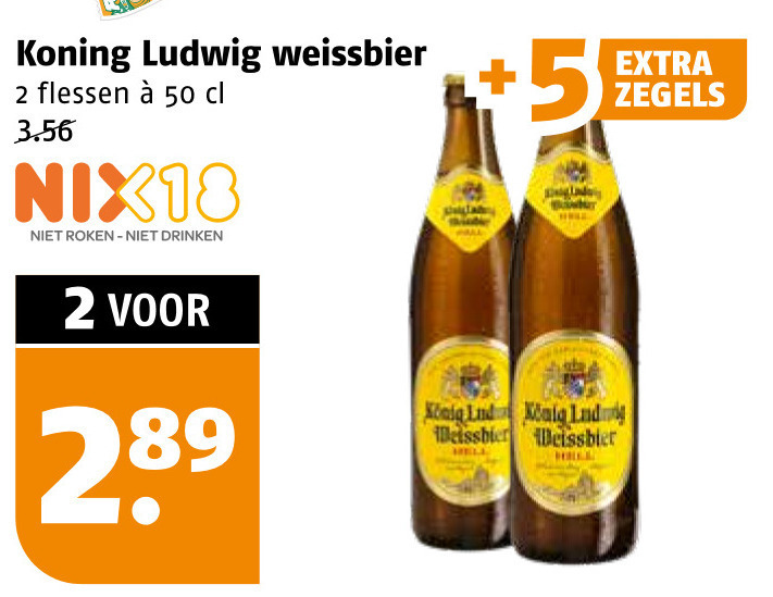 Konig Ludwig speciaalbier folder aanbieding bij Poiesz - details