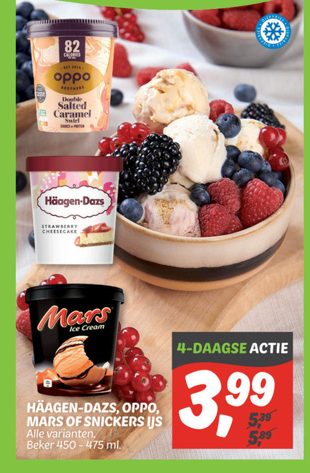 Oppo ijsspecialiteit folder aanbieding bij Dekamarkt - details