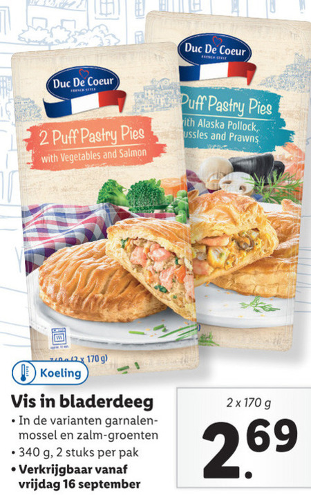 visfilet folder aanbieding bij Lidl - details