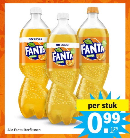 Fanta frisdrank folder aanbieding bij Albert Heijn - details