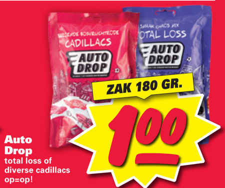 Autodrop snoep folder aanbieding bij Nettorama - details