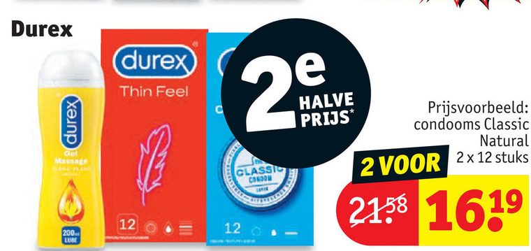 Durex condooms folder aanbieding bij Kruidvat - details