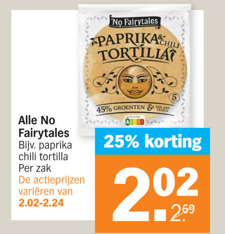 tortilla folder aanbieding bij Albert Heijn - details