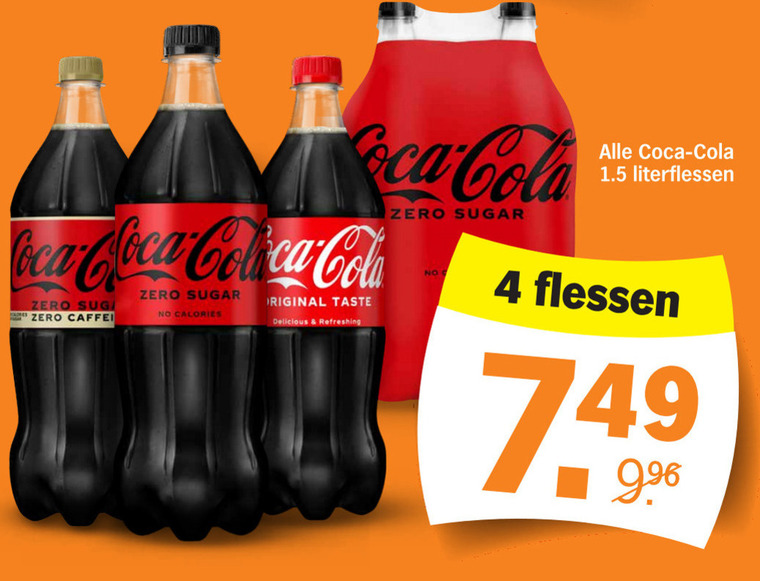 Coca-Cola cola folder aanbieding bij Albert Heijn - details