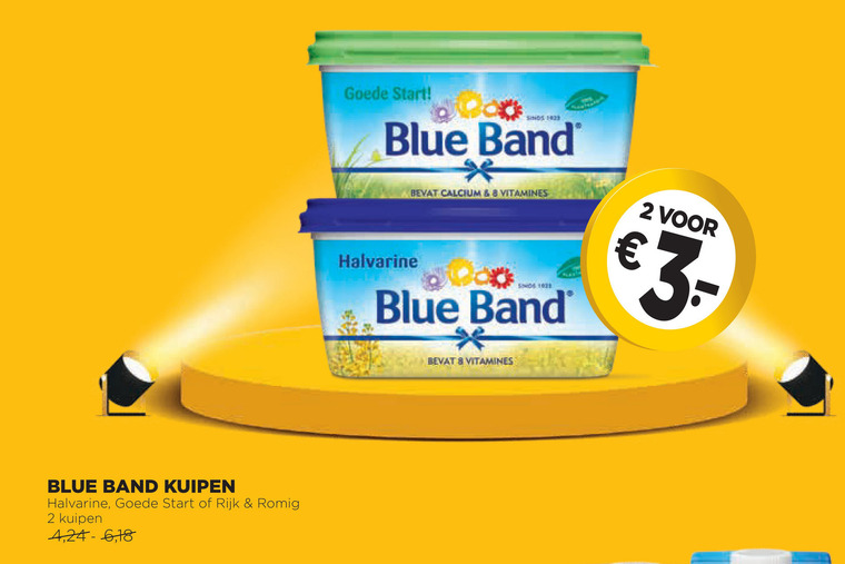 Blue Band margarine folder aanbieding bij Jumbo - details