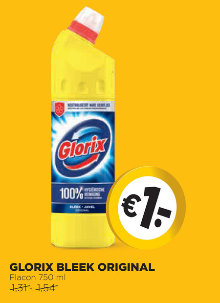 Glorix bleekmiddel folder aanbieding bij Jumbo - details