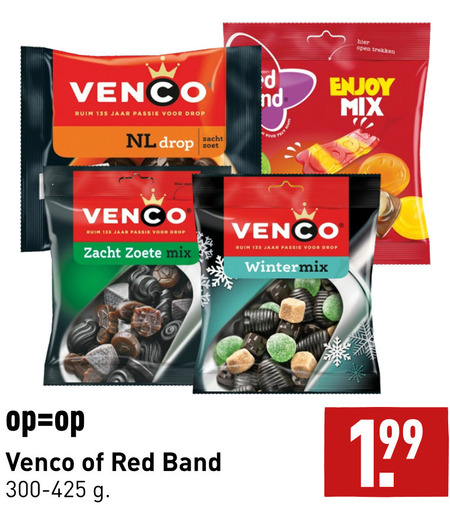 Red Band drop, snoep folder aanbieding bij Aldi - details