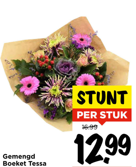 boeket folder aanbieding bij Vomar - details