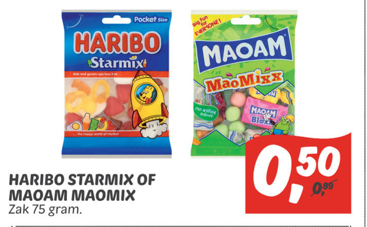 Haribo snoep folder aanbieding bij Dekamarkt - details