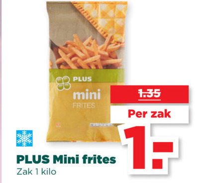 Plus Huismerk patat folder aanbieding bij Plus - details
