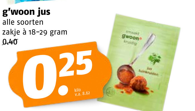 Gwoon jus folder aanbieding bij Poiesz - details