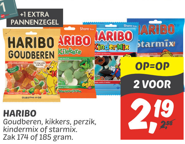 Haribo snoep folder aanbieding bij Dekamarkt - details
