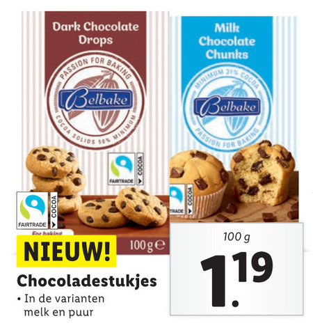 chocolade folder aanbieding bij Lidl - details