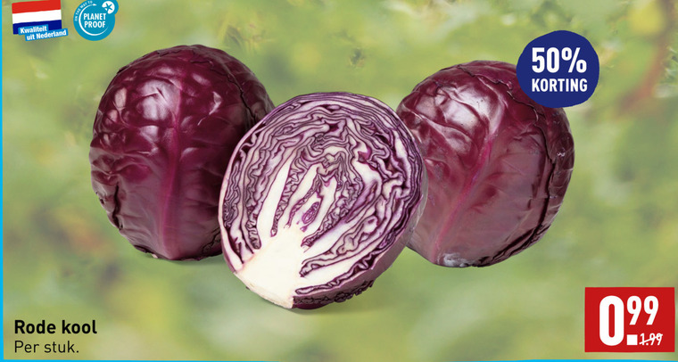 rode kool folder aanbieding bij Aldi - details