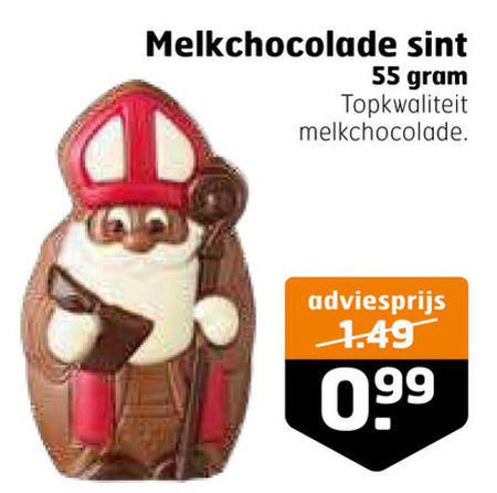 sinterklaassnoep, chocolade folder aanbieding bij Trekpleister - details
