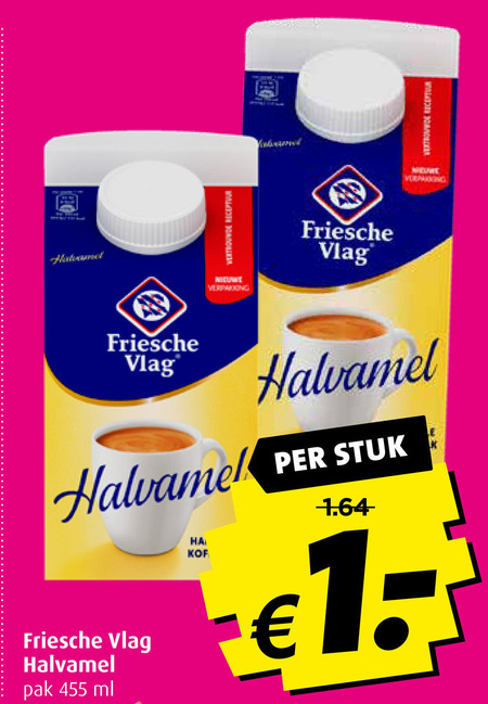 Friesche Vlag koffiemelk folder aanbieding bij Boni - details