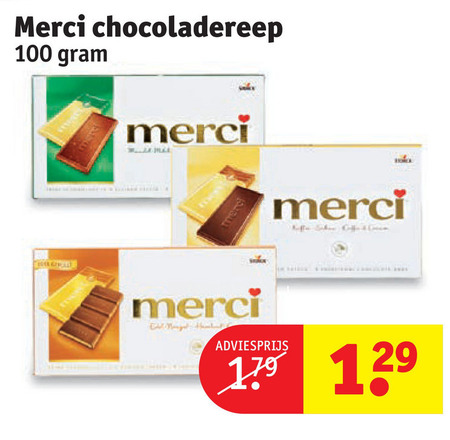 Merci chocolade folder aanbieding bij Kruidvat - details