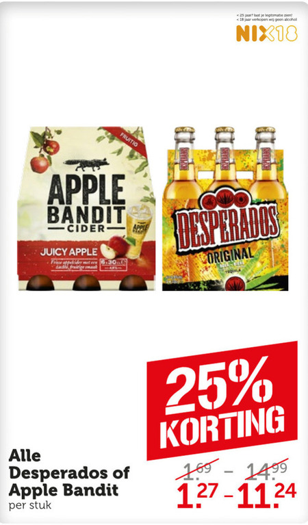 Apple bandit speciaalbier, appelcider folder aanbieding bij Coop - details