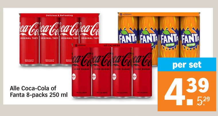 Coca-Cola frisdrank, cola folder aanbieding bij Albert Heijn - details