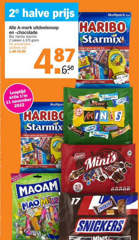 Mars snoep, mini chocoladerepen folder aanbieding bij Albert Heijn ...