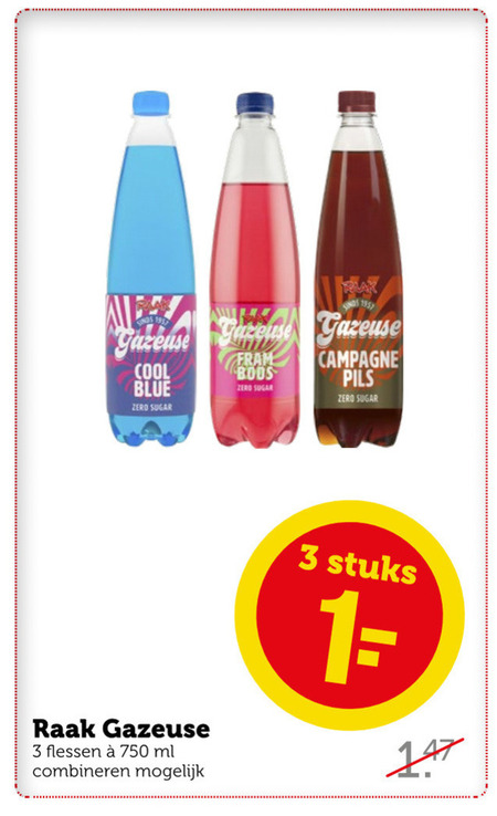 Raak frisdrank folder aanbieding bij Coop - details