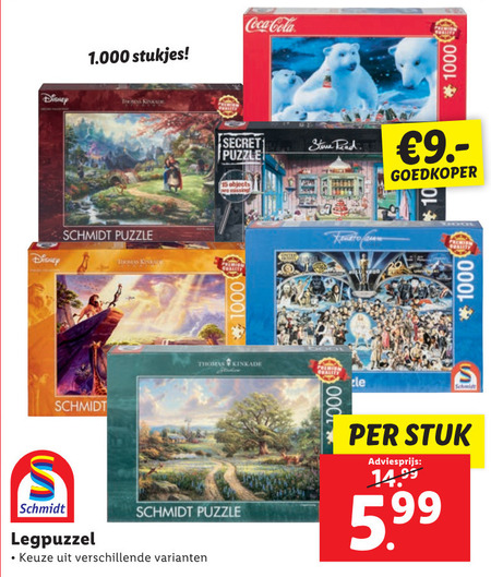 legpuzzel folder aanbieding bij Lidl - details
