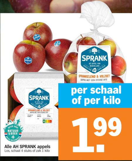 appels folder aanbieding bij Albert Heijn - details