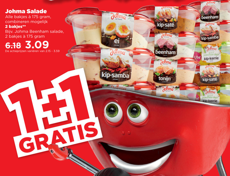 Johma salade folder aanbieding bij Plus - details