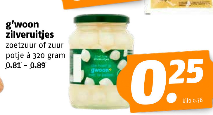 zilveruitjes folder aanbieding bij Poiesz - details