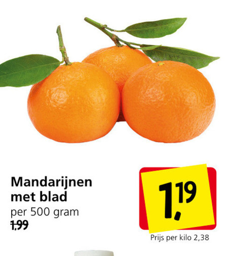 mandarijnen folder aanbieding bij Jan Linders - details