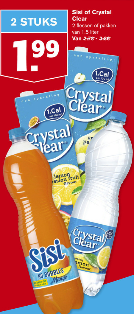 Sisi fruitdrank, frisdrank folder aanbieding bij Hoogvliet - details