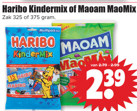 Maoam snoep folder aanbieding bij Dirk - details