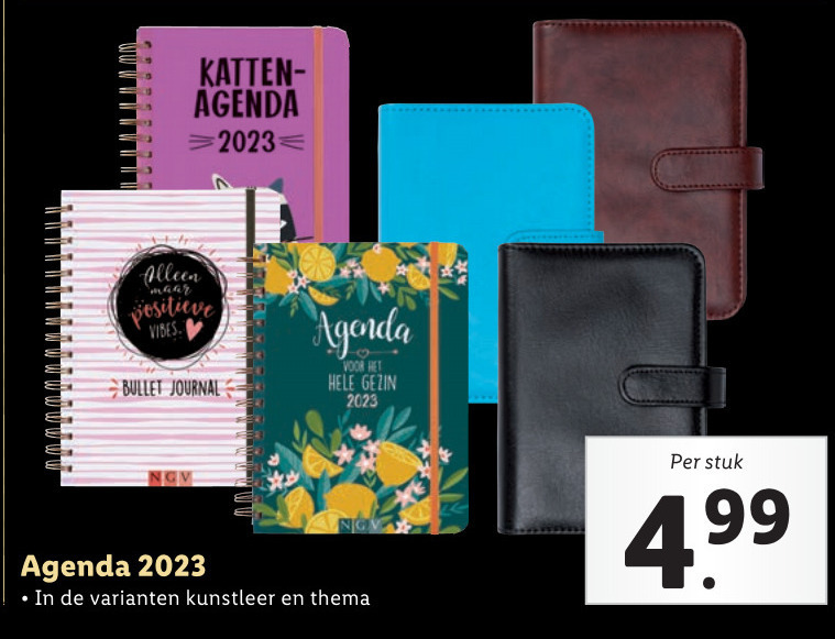 agenda folder aanbieding bij Lidl - details