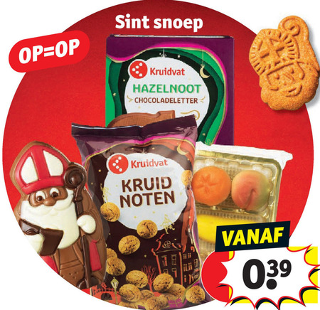 Kruidvat Huismerk chocoladeletter, chocolade folder aanbieding bij ...