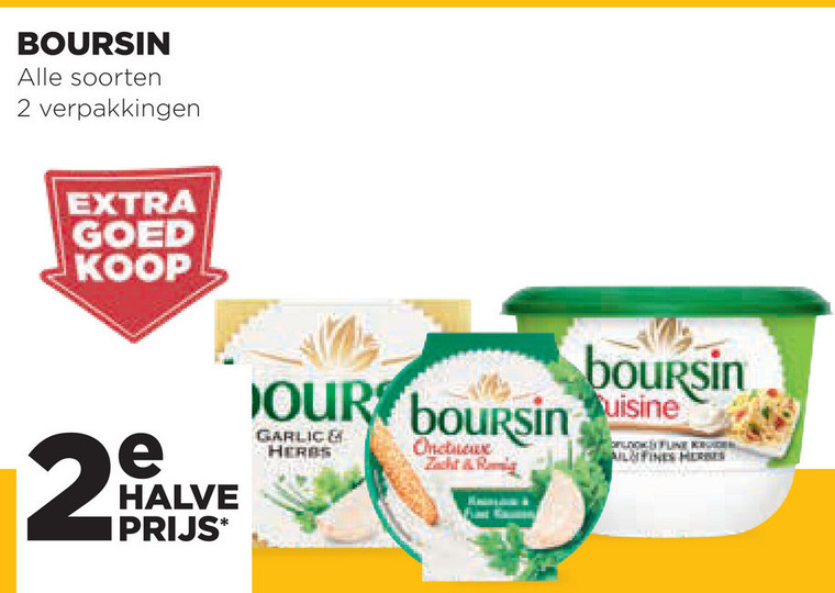 Boursin roomkaas folder aanbieding bij Jumbo - details